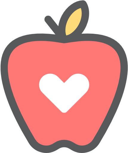 Apple Clipart Heart Shaped - Apple Clipart Heart Shaped - (512x512) Png ...