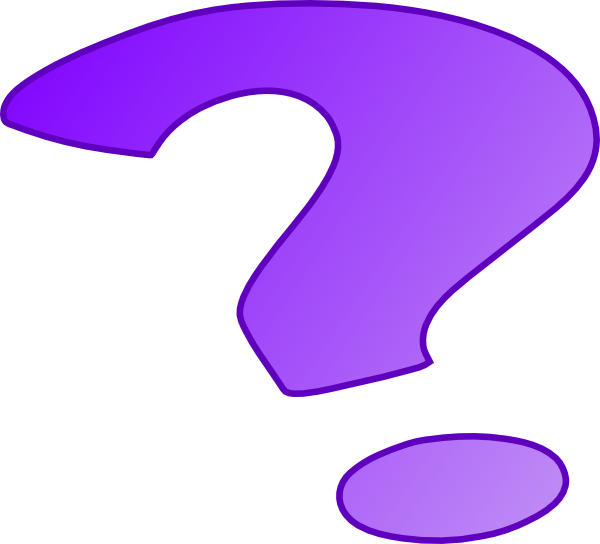Purple Clipart Question Mark - Question Mark Gif Png - (600x544) Png ...