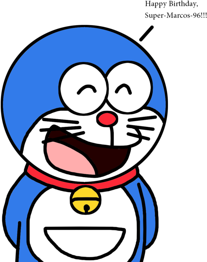 Doraemon Wishes Happy Birthday To Me By Marcospower1996 - Gambar ...