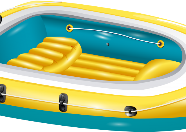 Raft Clipart Inflatable Boat - Teth - (640x480) Png Clipart Download