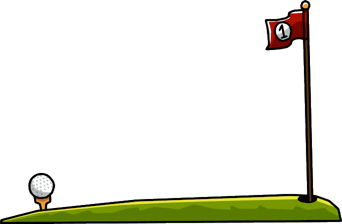 Golf Course - Golf Club Cartoon Png - (683x448) Png Clipart Download