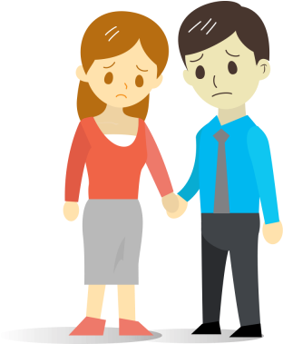 Sad Family Cartoon Png - (400x400) Png Clipart Download