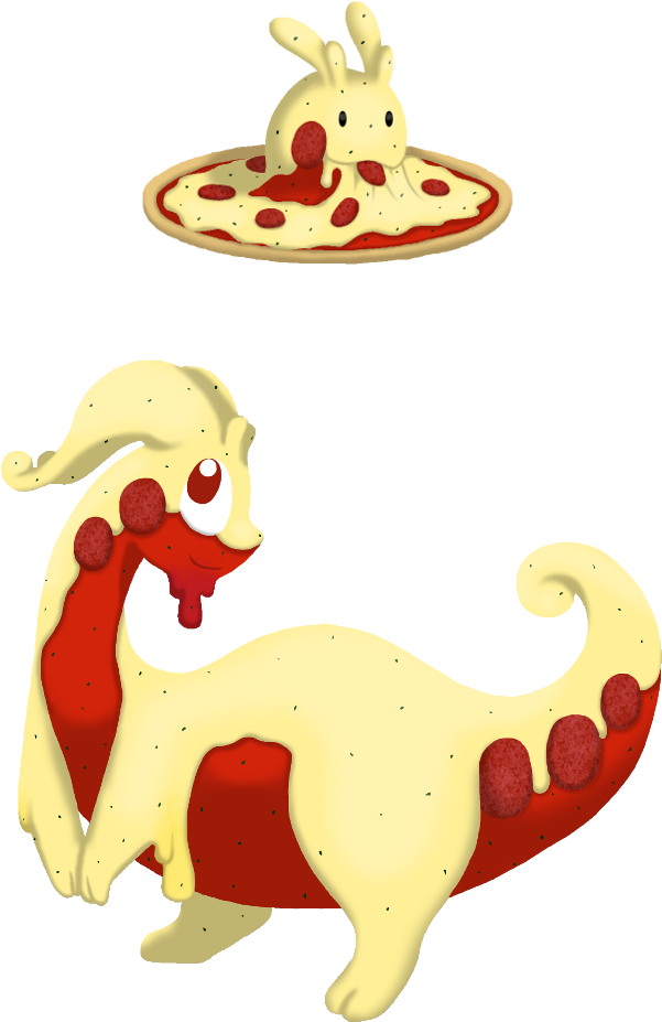 Gooey Pizza Dragon Pokemon By Toonskribblez On Deviantart - Pizza ...