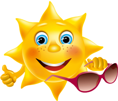 Smiley Émoticône Clipart Cartoon Soleil Heureux Avec - Smiley Soleil ...