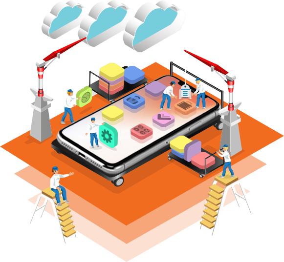 Mobile App Development - (581x537) Png Clipart Download