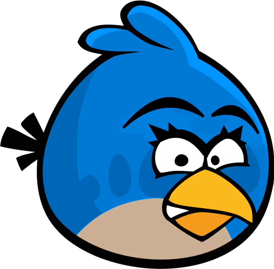 Angry Bird No Background - (894x894) Png Clipart Download