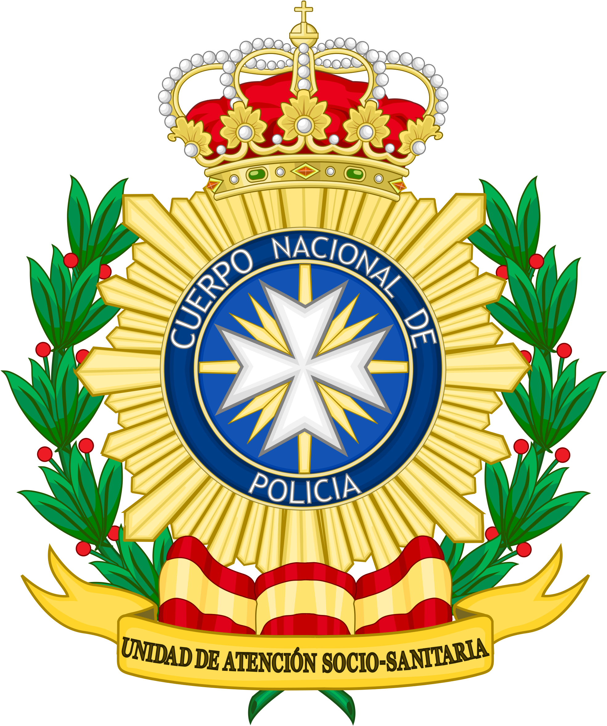 Police Badge Clipart 12, - Spanish National Police Corps Logo ...
