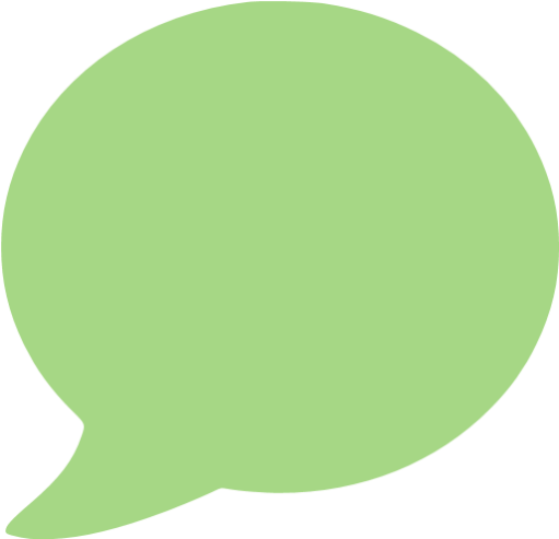 Green Clipart Speech Bubble - Green Speech Bubble Icon - (512x512) Png ...