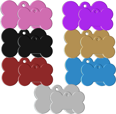 Bone Pet Id Name Tag - Name Tag - (450x450) Png Clipart Download