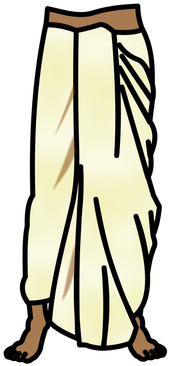 Picture - Dhoti Clipart Black And White - (384x389) Png Clipart Download
