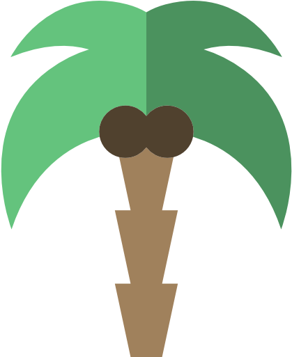 Palm Tree Free Icon - Palm Tree Icon Png - (512x512) Png Clipart Download