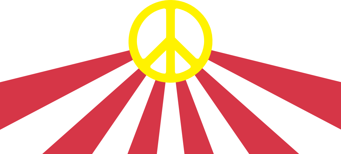 Scalable Vector Graphics Svg Sun Rise Peace Sign 2 - Peace Sign Sun ...