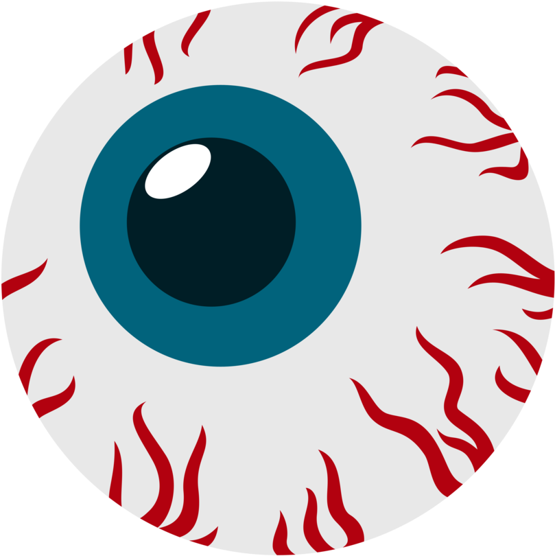 Red Eye Drawing Clip Art - Bloodshot Eyeball Cartoon - (900x875) Png ...