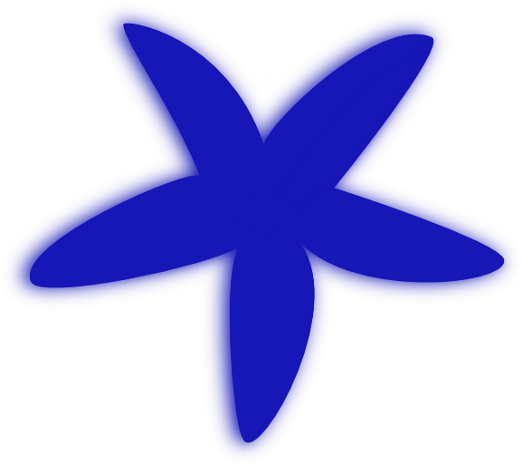 Blue Starfish Clip Art - Blue Starfish Cartoon - (600x534) Png Clipart ...