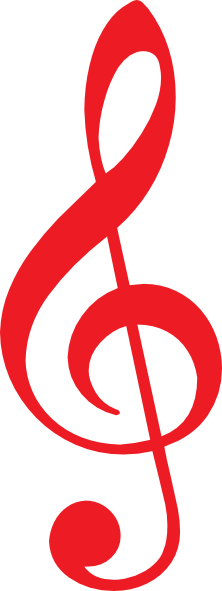 Red Music Note Transparent Background - Full Size PNG Clipart Images ...