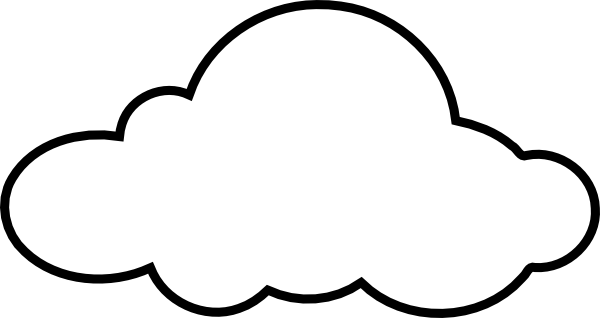 White Cloud Clip Art At Clker - White Clouds Vector Png - (600x318) Png Clipart Download