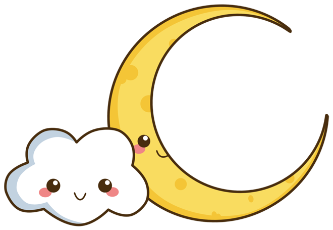 Moon Clip Arts Png - Drawing - (700x500) Png Clipart Download