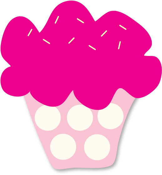 Happy Birthday Cupcake Clipart - Happy Birthday Pink Clipart - (600x605 ...