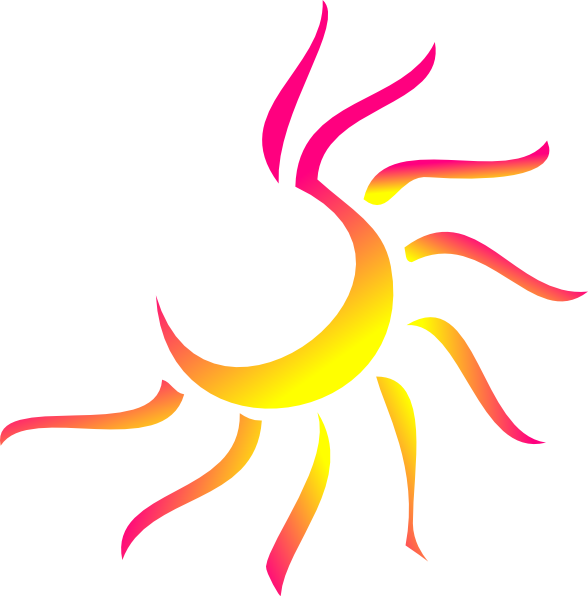 Corner Sun Clip Art - Full Size PNG Clipart Images Download