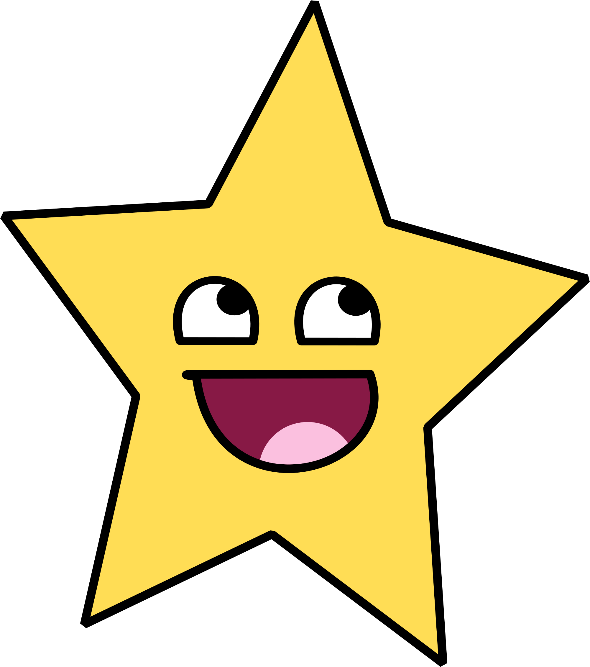 Star Smiley Face - Star With Smiley Face - Full Size PNG Clipart Images ...
