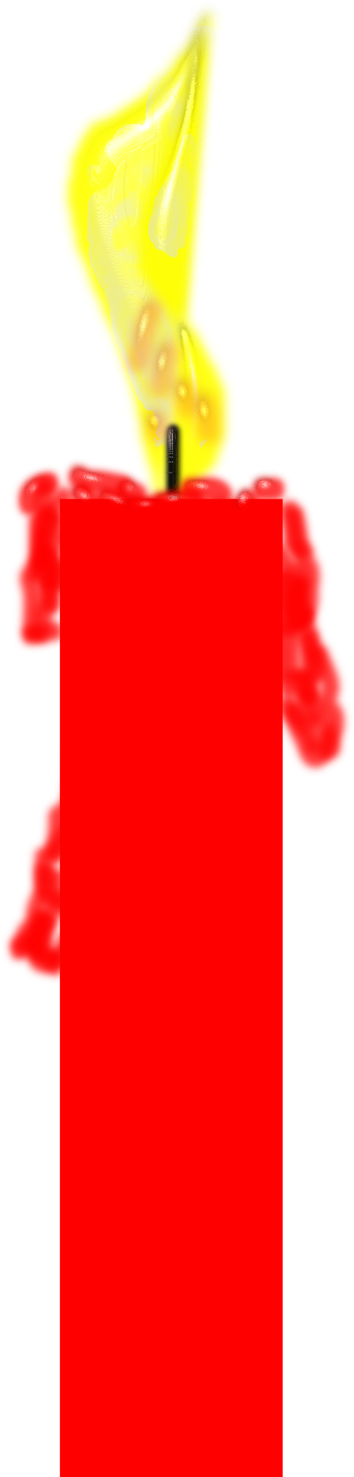 Candle Clipart Red Candle - Candle Clipart Red Candle - (512x2297) Png ...