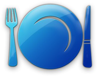 Plate Clipart Blue - Food Icon Blue Png - Full Size PNG Clipart Images ...