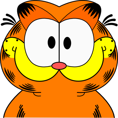 Garfield By Seahawk270 On Deviantart - Garfield Face Transparent ...