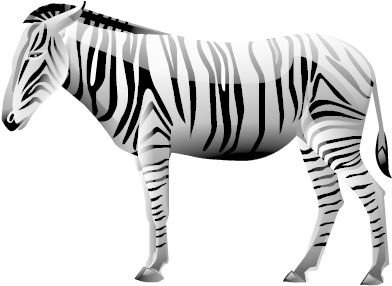 Zebra Png Image - Zebra Icon Transparent - (400x400) Png Clipart Download