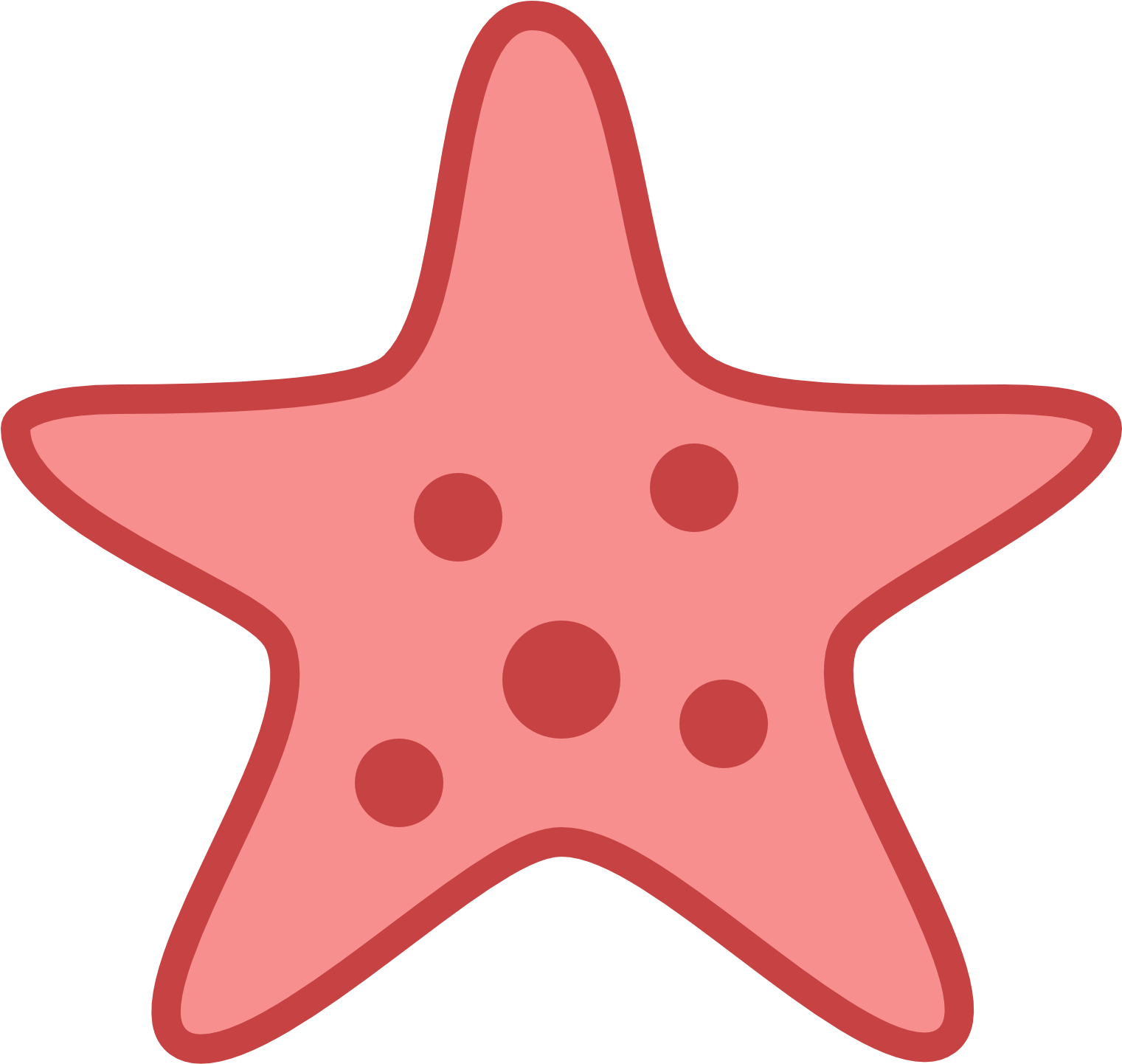 Starfish Png - Starfish Gifs - (1600x1600) Png Clipart Download