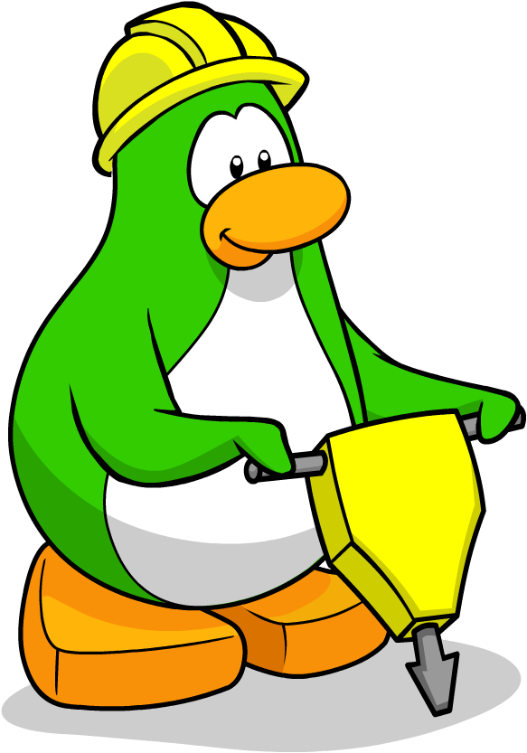 Builder Penguin - Builder Penguin - (583x833) Png Clipart Download