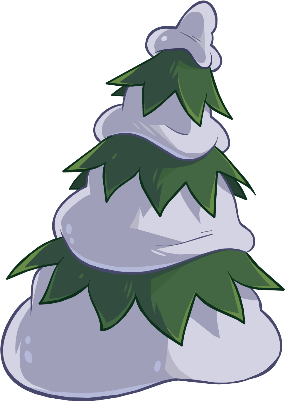 Pine Tree - Club Penguin Tree - (1550x1400) Png Clipart Download