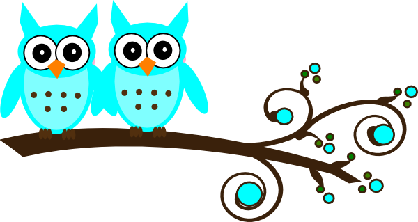 Owl Clipart Baby Shower Girl Baby Owls - (600x319) Png Clipart Download