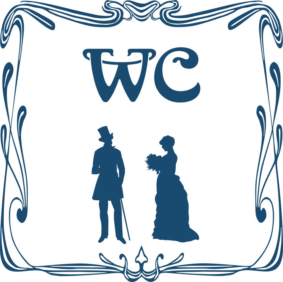 Toilet Door Sign - Toilet Fancy Signs - (958x957) Png Clipart Download