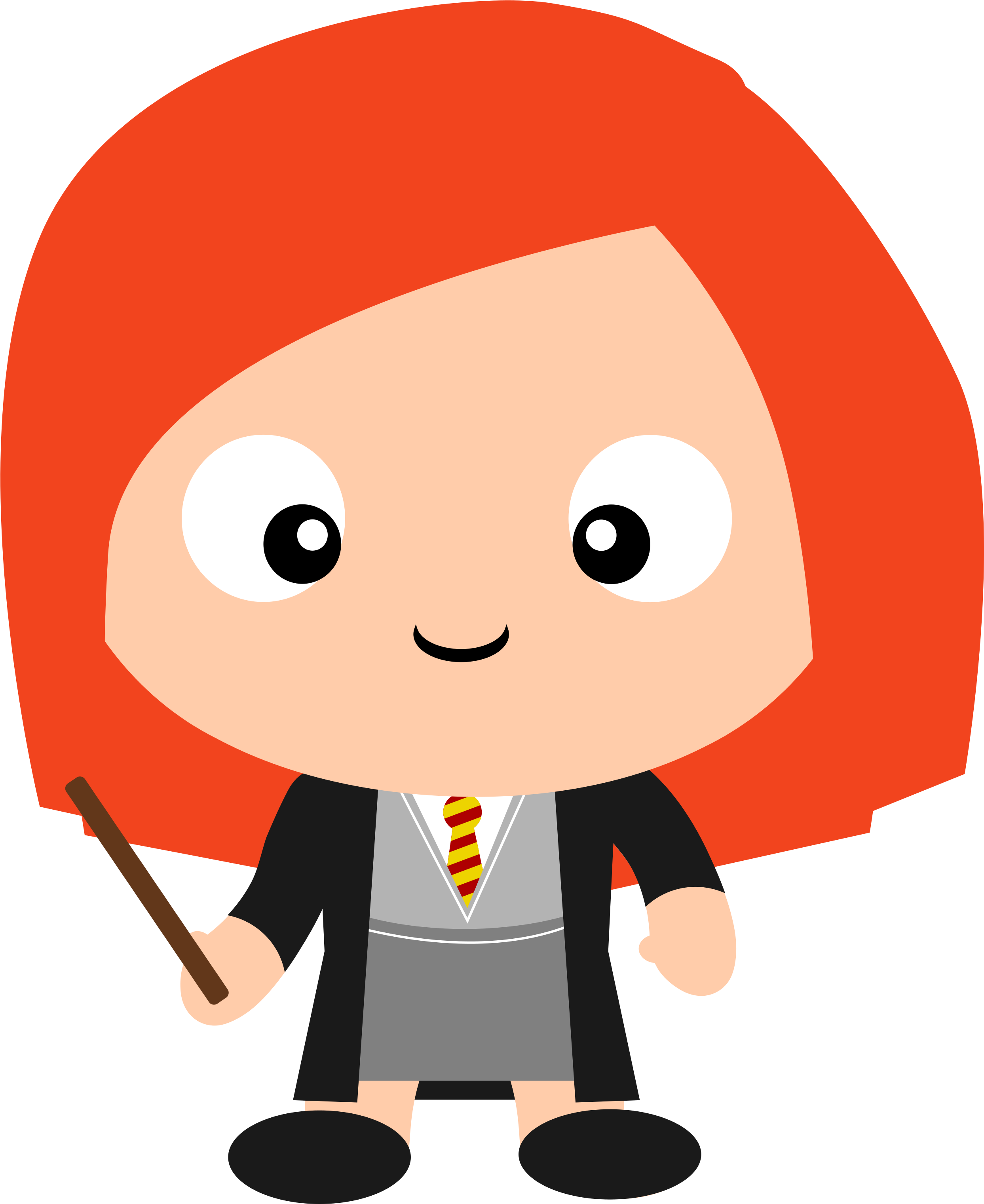 Ginny Weasley From Harry Potter - Harry Potter Clip Art - (2550x3300 ...