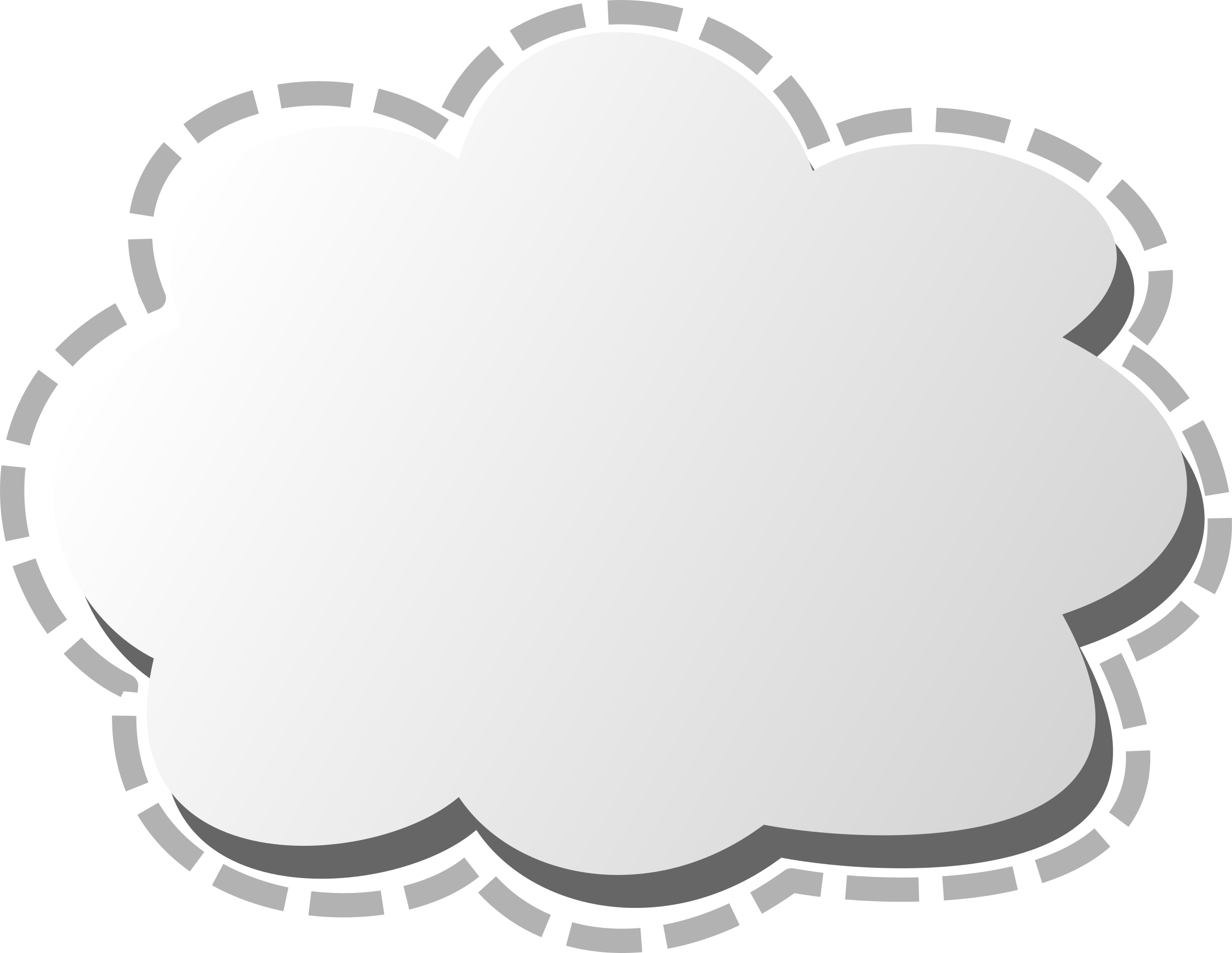 Internet Cloud Storage Clip Art - Cute White Clouds Png - (2400x1857 ...