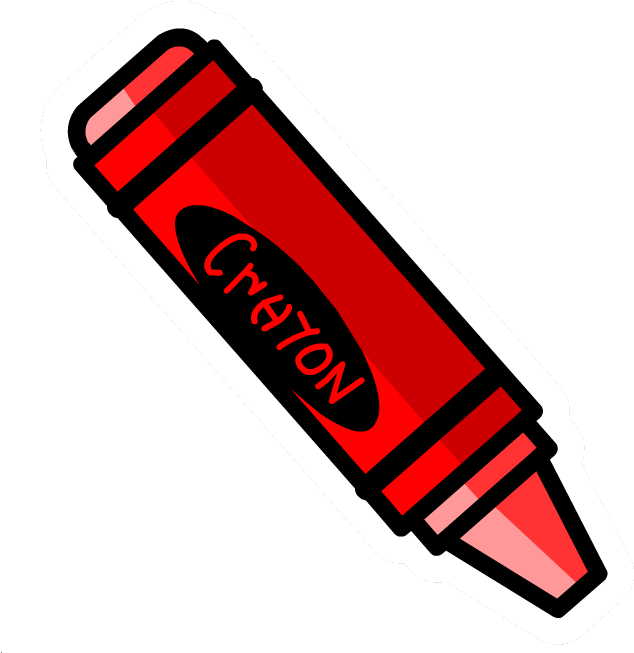 40, August 27, 2010 - Clip Art Red Crayon - (663x661) Png Clipart Download