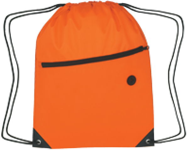 Drawstring Bag Front - (600x600) Png Clipart Download