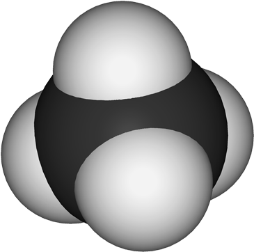 More - Methane Space Filling Model - Full Size PNG Clipart Images Download