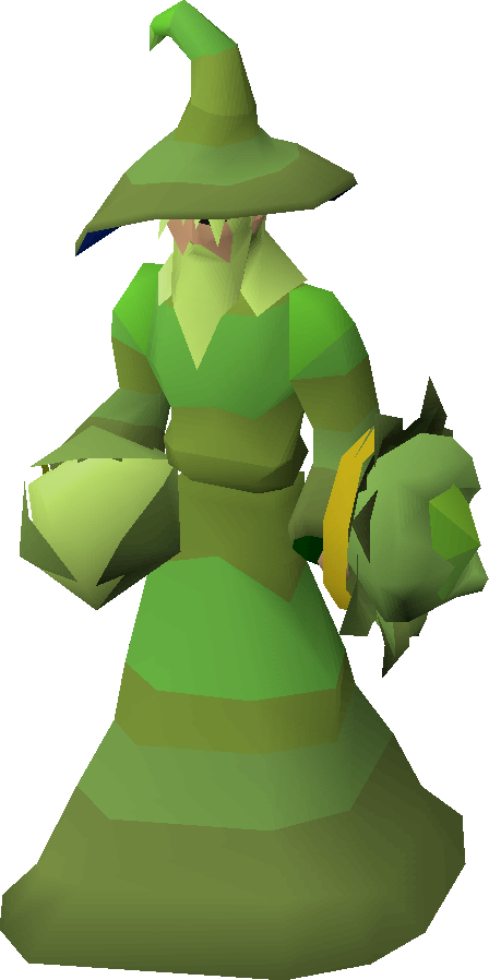 Brassican Mage - Osrs Cabbage Shield - (448x898) Png Clipart Download