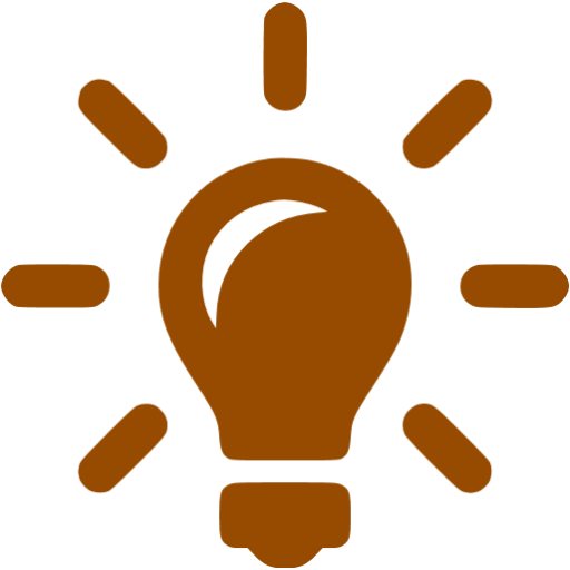 Brown Idea Icon - New Product Development Icon - (512x512) Png Clipart ...