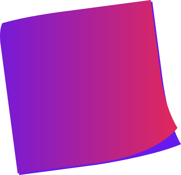 Purple Post It Note Png - (600x581) Png Clipart Download