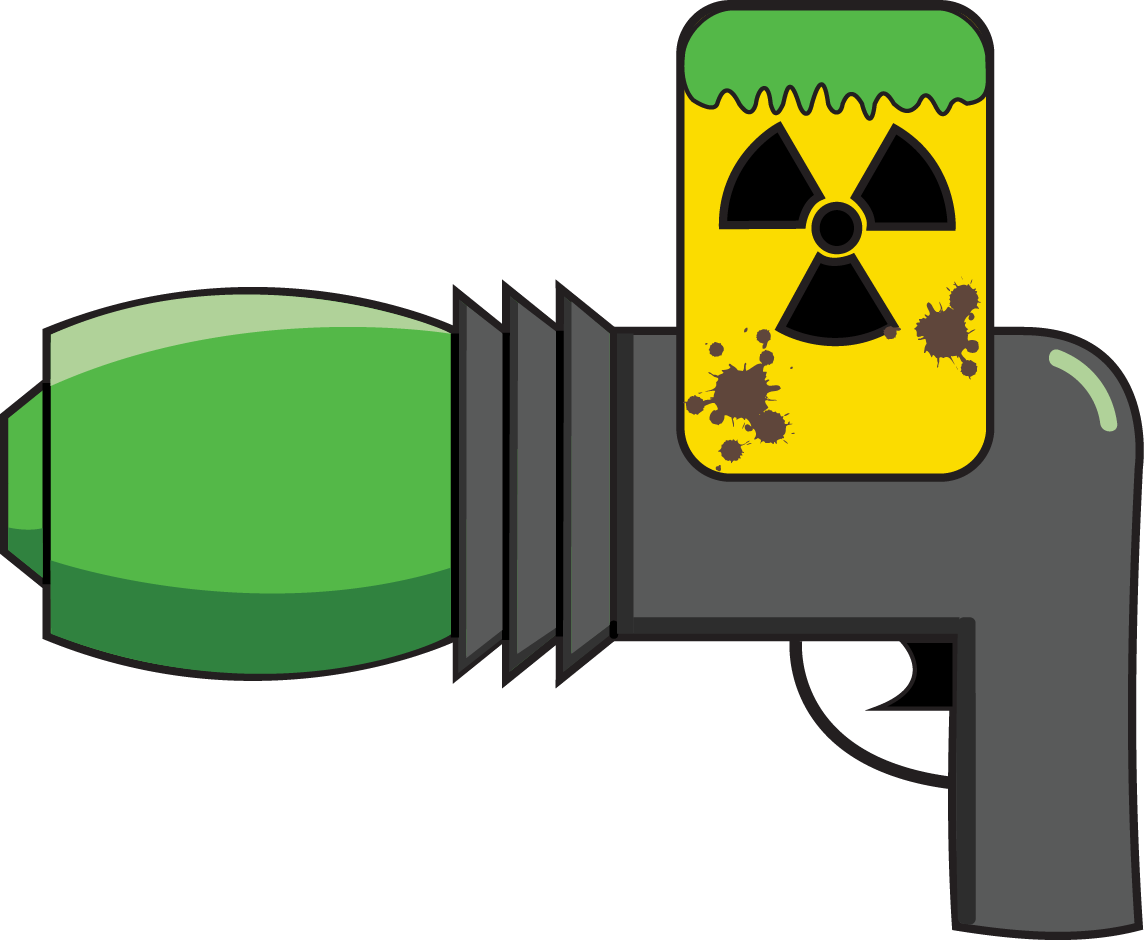 Radiation Gun - Radiation - (1144x940) Png Clipart Download