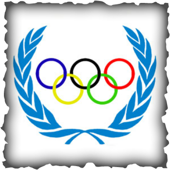 Ancient Greece Olympics Symbol - (349x349) Png Clipart Download