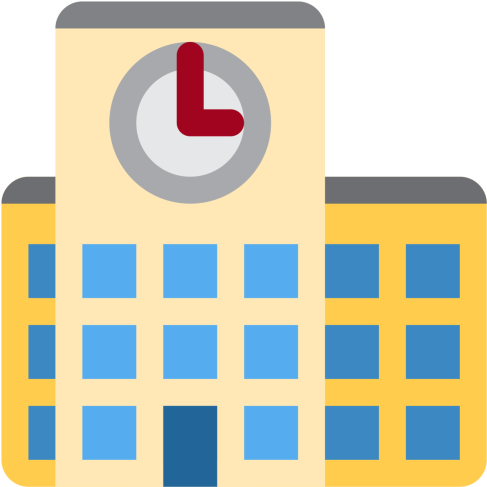 School, Education, Building, Infrastructure, Real, - Emoji Scuola ...
