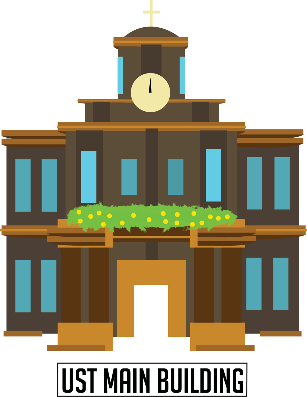 Ust Main Building By Mariown On Deviantart - Ust Main Building Clipart ...