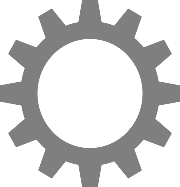 Cog Icon Png Cog - (576x600) Png Clipart Download