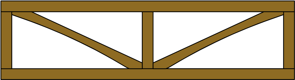 Rectangular Roof Truss - Rectangular Roof Truss - (1024x517) Png ...