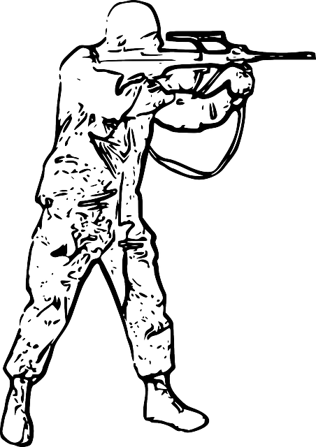 Silhouette Black, Outline, World, War, Drawing, Man, - Soldier Coloring ...