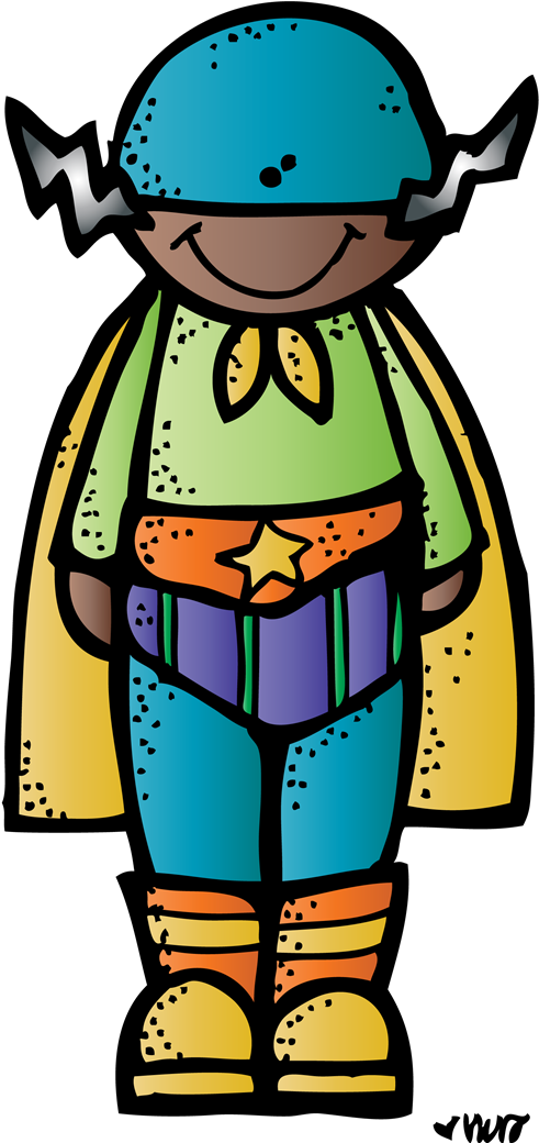 Superhero Boy Girl - Super Hero Clipart Melonheadz - (500x1043) Png ...