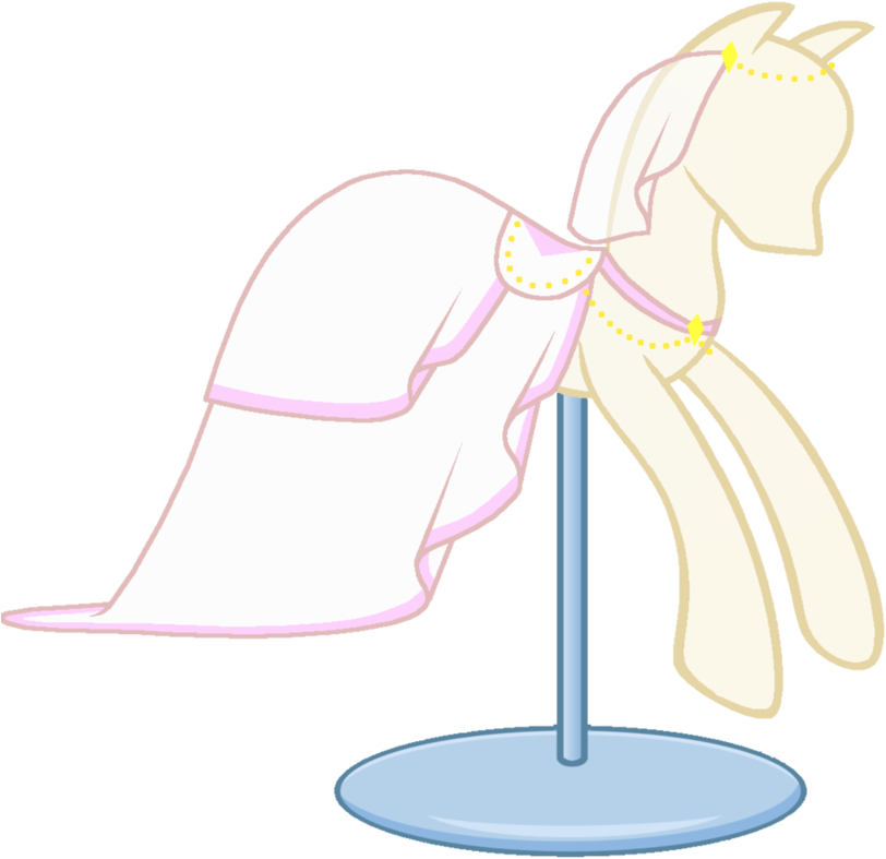 Pink Bride Out Of Stock By Vanillachama - Mlp Wedding Dress Base ...